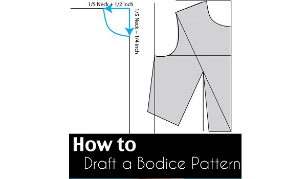 Tutorial: Draft a basic bodice for pattern fitting – Sewing