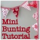 Tutorial: Mini fabric bunting – Sewing