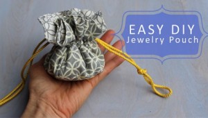 Tutorial: Drawstring jewelry pouch – Sewing