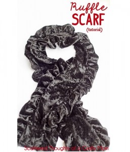Tutorial: Ruffle scarf – Sewing