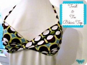 Tutorial: Twist bandeau bikini top – Sewing