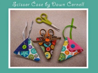 Tutorial: Quilted scissors case – Sewing