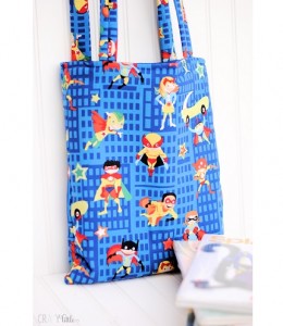 Tutorial: Easy kids library bag – Sewing