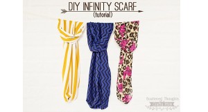 Tutorial: Easy infinity scarf – Sewing