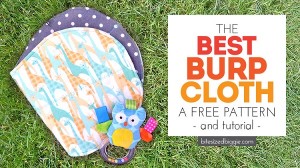 Free pattern: Best Burp Cloth – Sewing