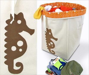 Tutorial: Canvas laundry hamper with removable liner – Sewing