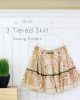 Tutorial: 3 tiered skirt – Sewing