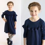 Free pattern: Girls ruffle top or dress – Sewing