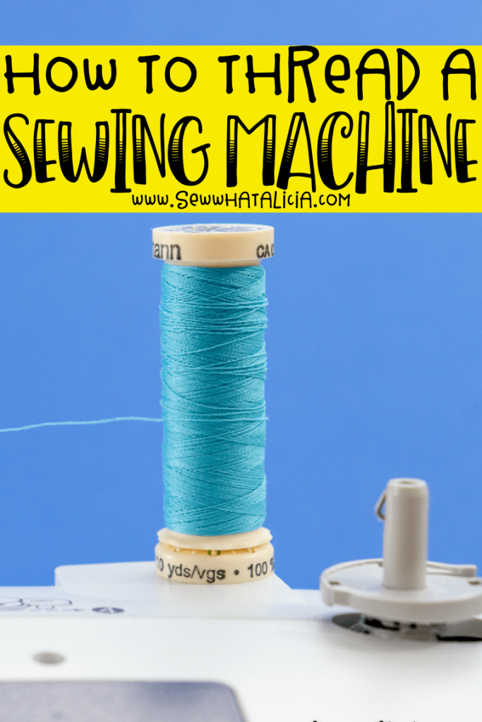 Sewing pattern: Threading a sewing machine for beginners – Sewing