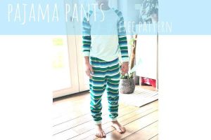 Free sewing pattern: Kids pajama pants – Sewing