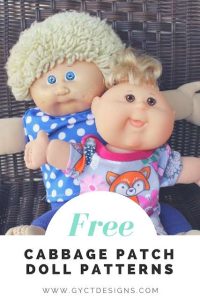 Free Sewing Pattern: Clothes for a Cabbage Patch doll – Sewing