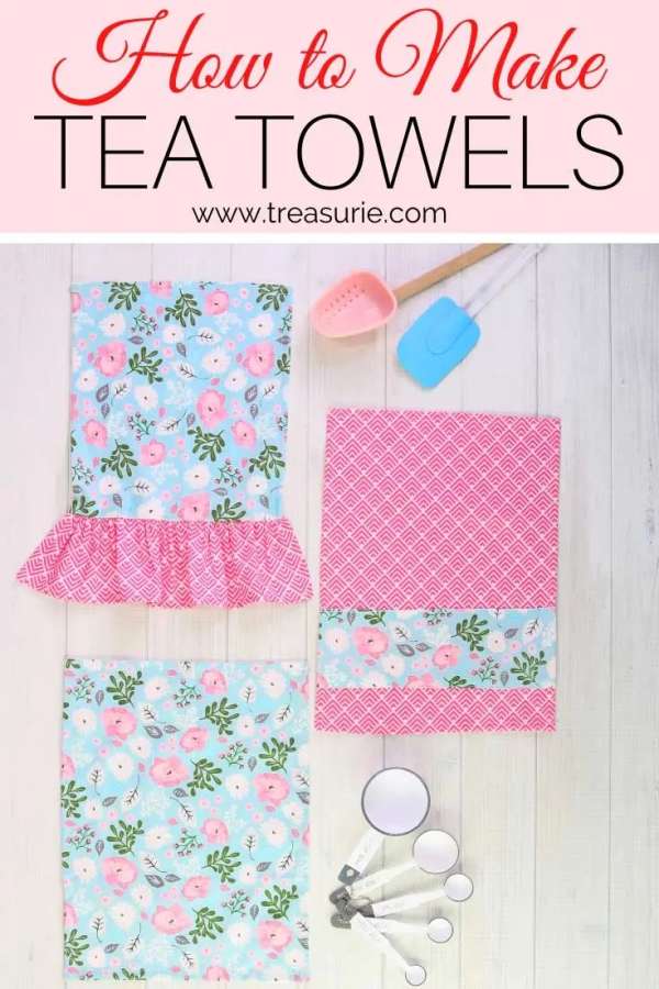 Pretty Spring Tea Towels You Can Sew – Sewing