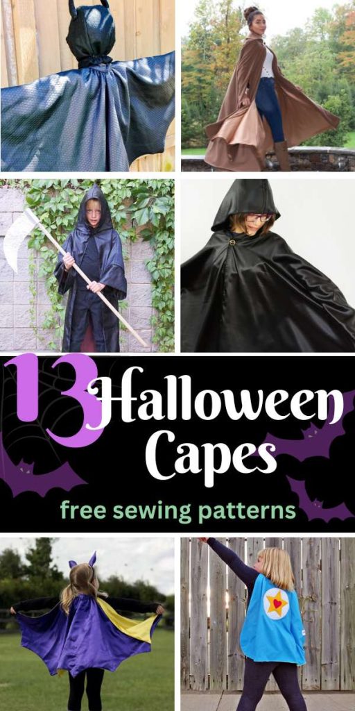 13 Awesome Halloween Cape Free Sewing Patterns – Sewing