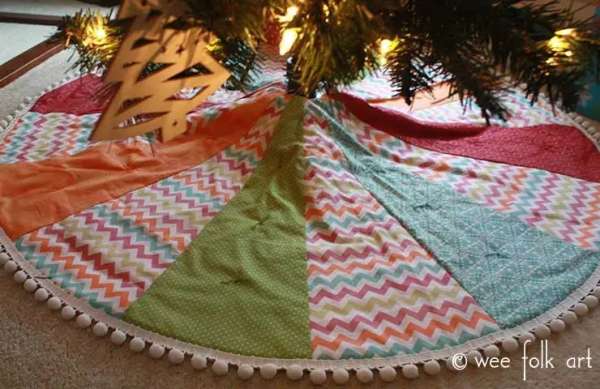 15 Beautiful Christmas Tree Skirts To Sew – Sewing