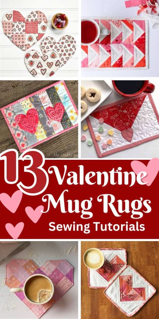 13 Valentine Mug Rugs to Sew For Gifts – Sewing