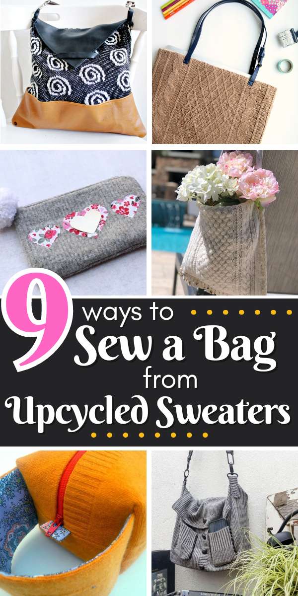 9 Ways to Sew a Bag from Upcycled Sweaters – Sewing