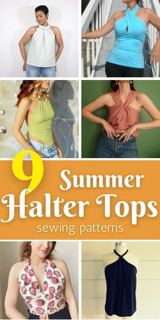 8 Great Halter Tops to Sew for Summer – Sewing
