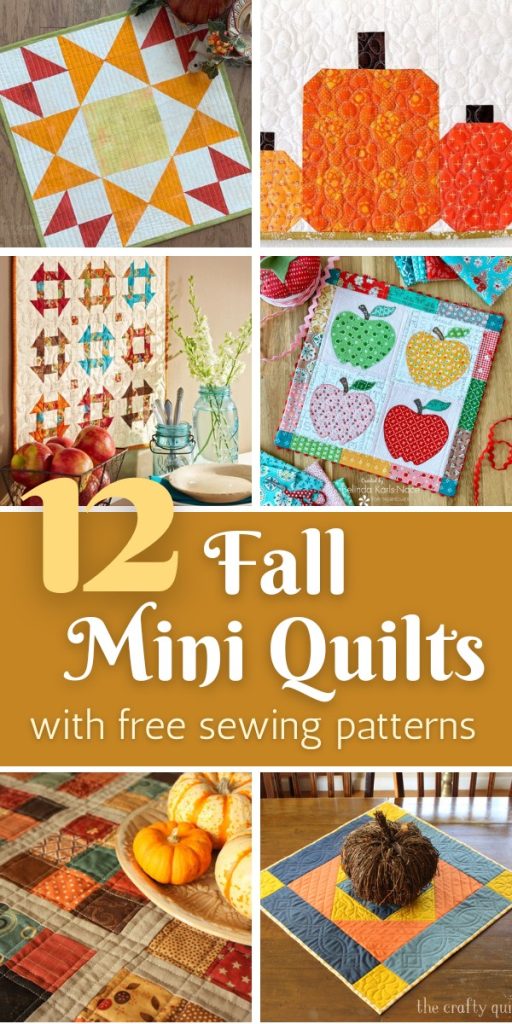 12 Fall Mini Quilts with Free Sewing Patterns – Sewing
