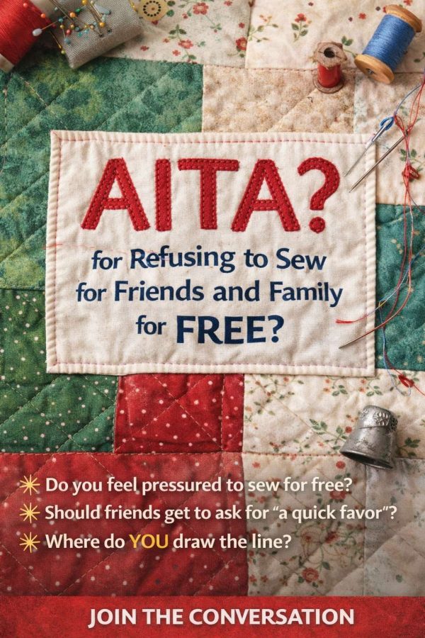 AITA for Refusing to Sew for Friends and Family for Free? – Sewing